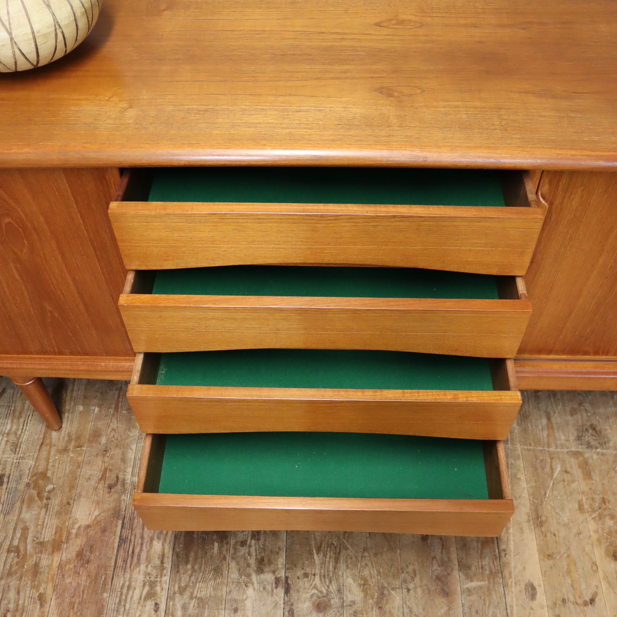 Large Mid Century Teak Gunni Omann Sideboard - 1003j – Mustard Vintage