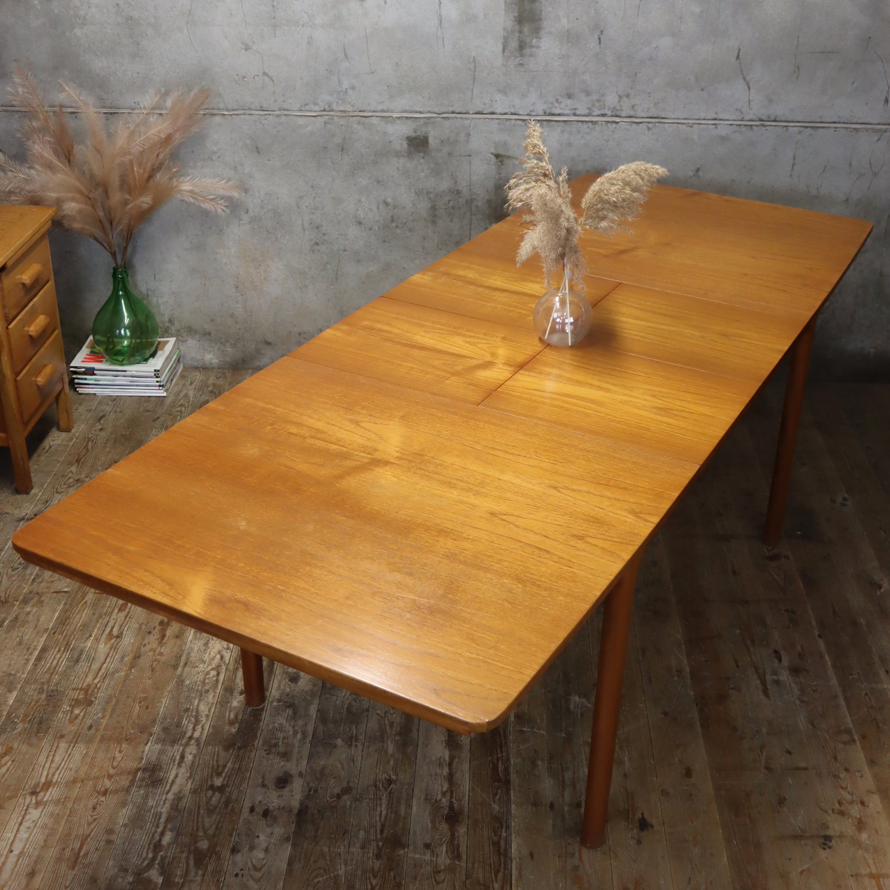 McIntosh Mid Century Teak Double Extending Dining Table - 2810f ...