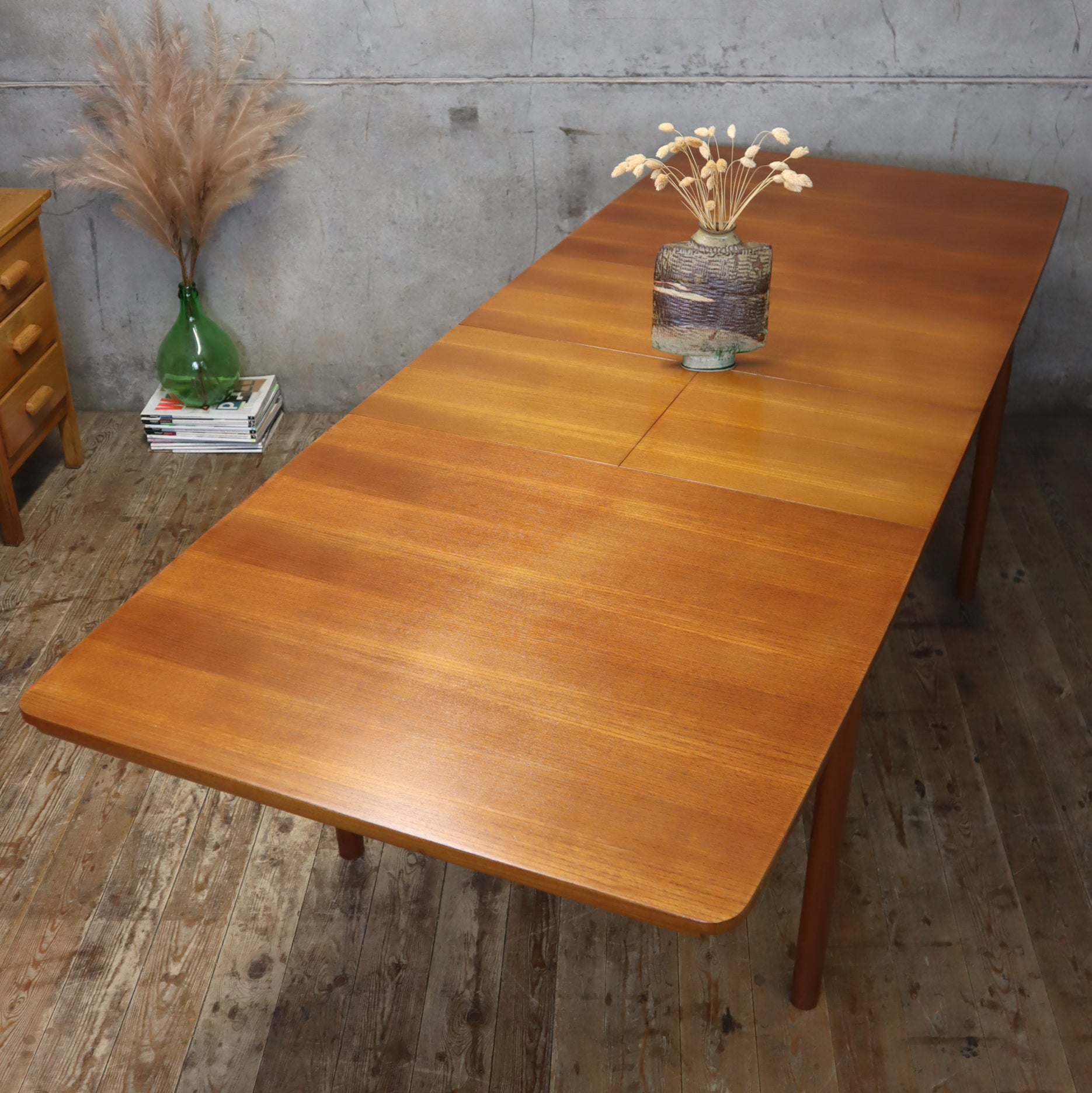 McIntosh Mid Century Teak Double Extending Dining Table - 2511c ...