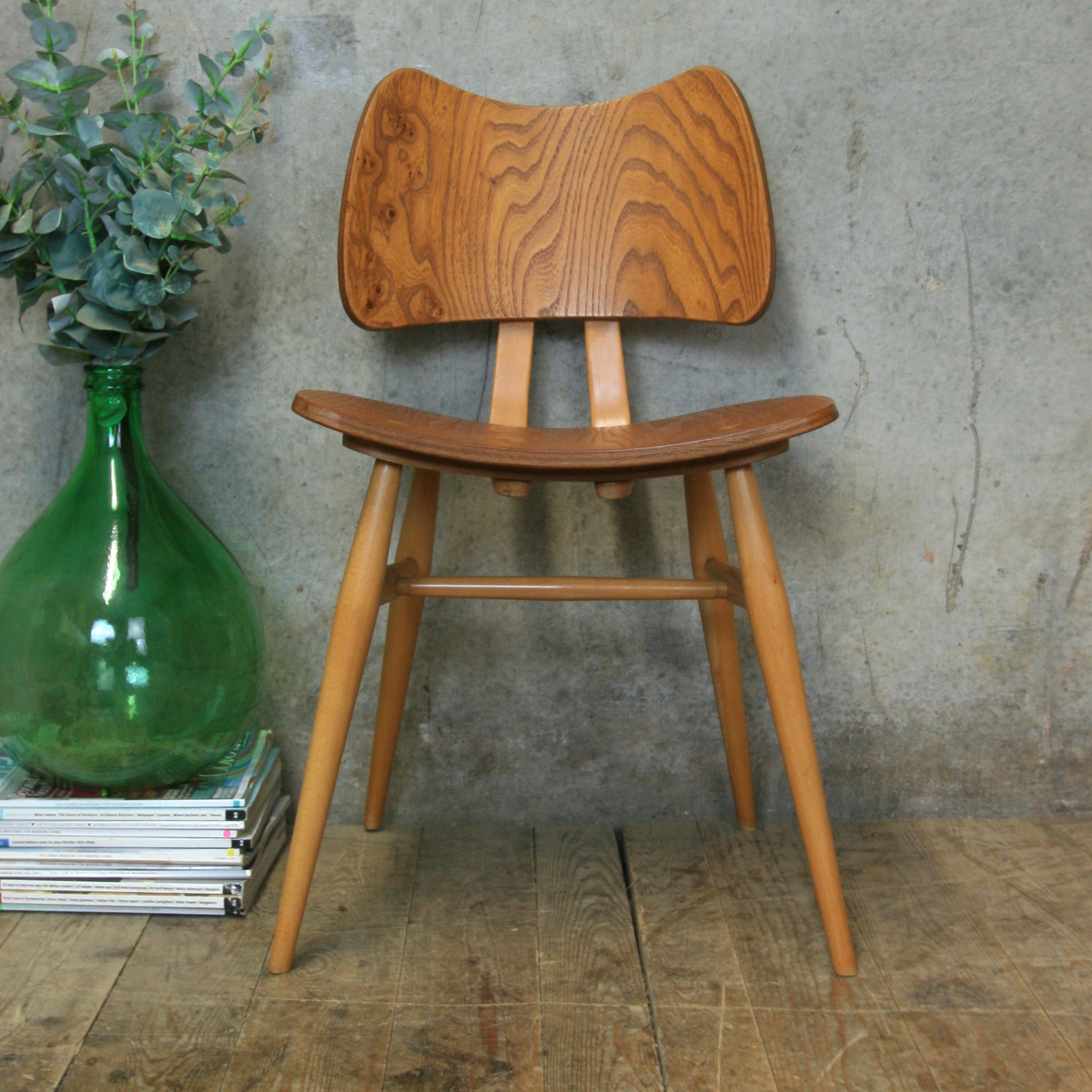 Ercol Model 401 Butterfly Chair - 3007g – Mustard Vintage