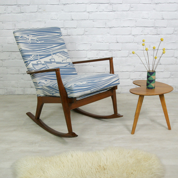 Mini Moderns Whitby vintage 1960s Parker Knoll rocking chair – Mustard ...