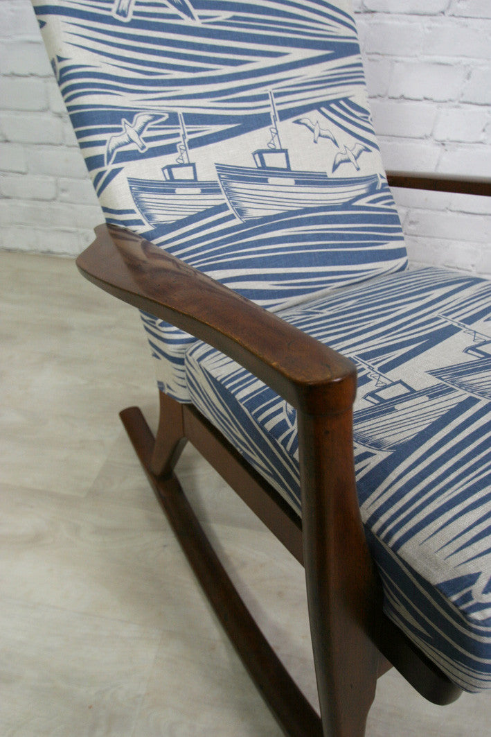 Mini Moderns Whitby vintage 1960s Parker Knoll rocking chair – Mustard ...