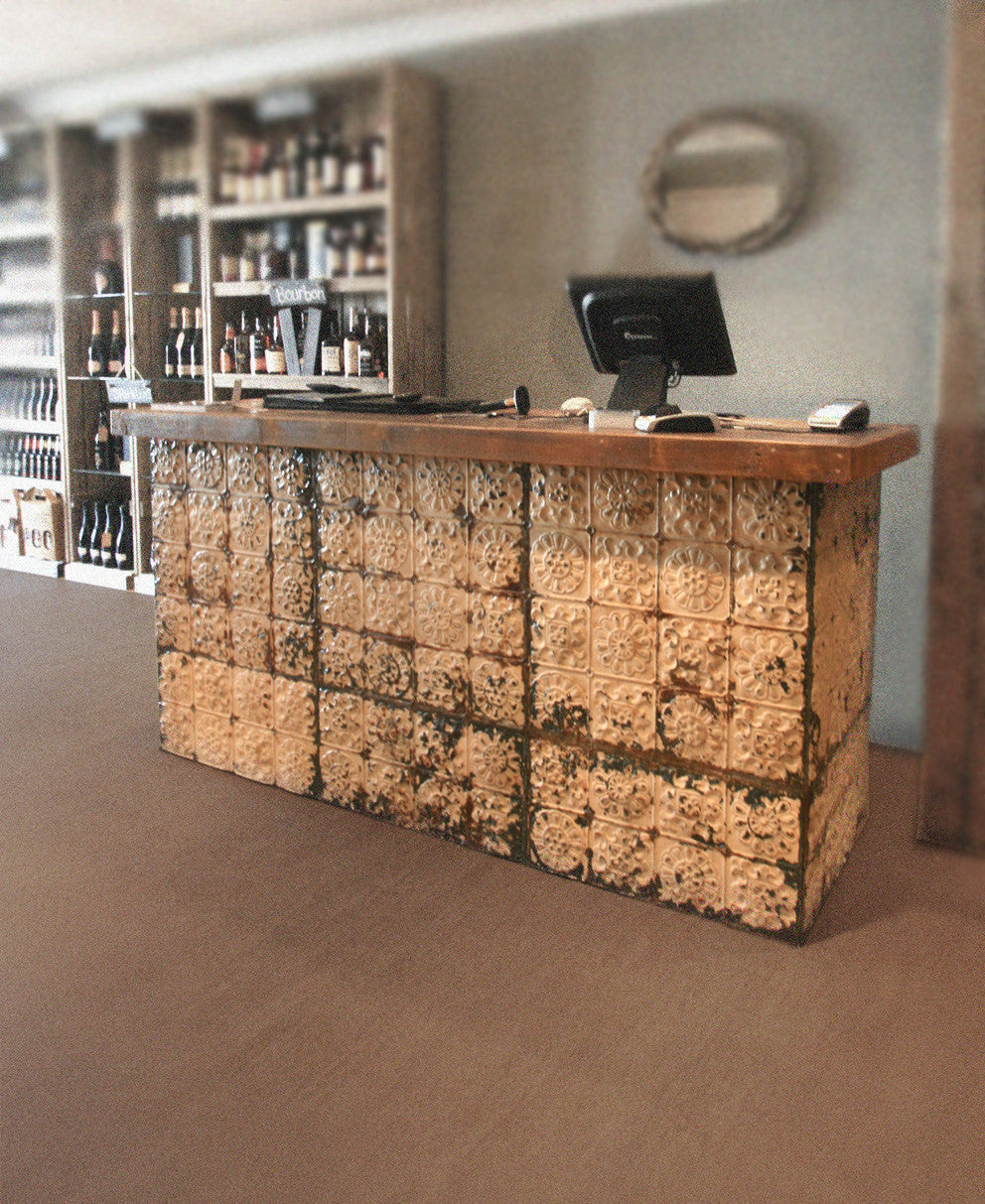 The Square Wine Company - Bespoke Counter Design – Mustard Vintage