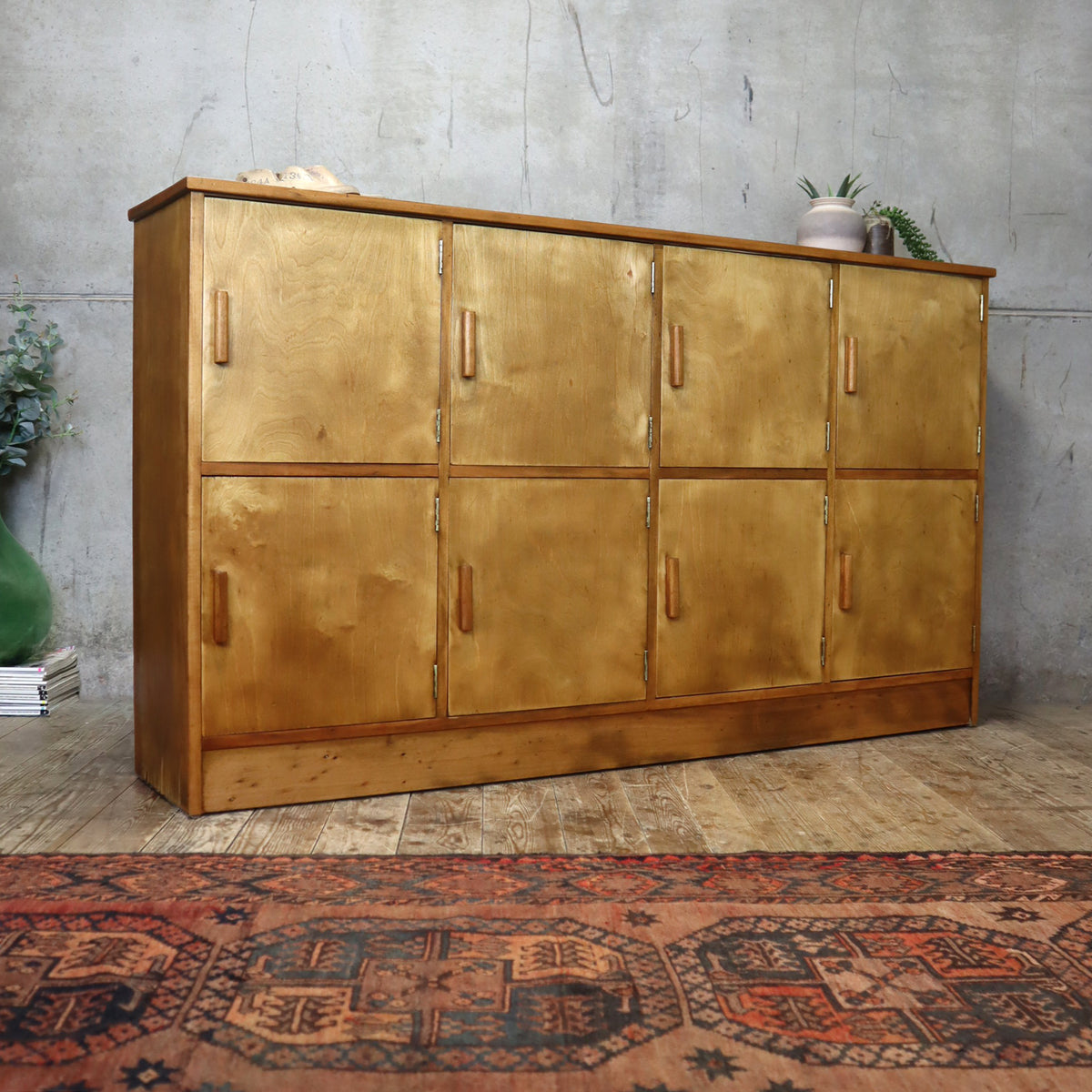 Vintage School Gym Wooden Lockers - 1405g – Mustard Vintage