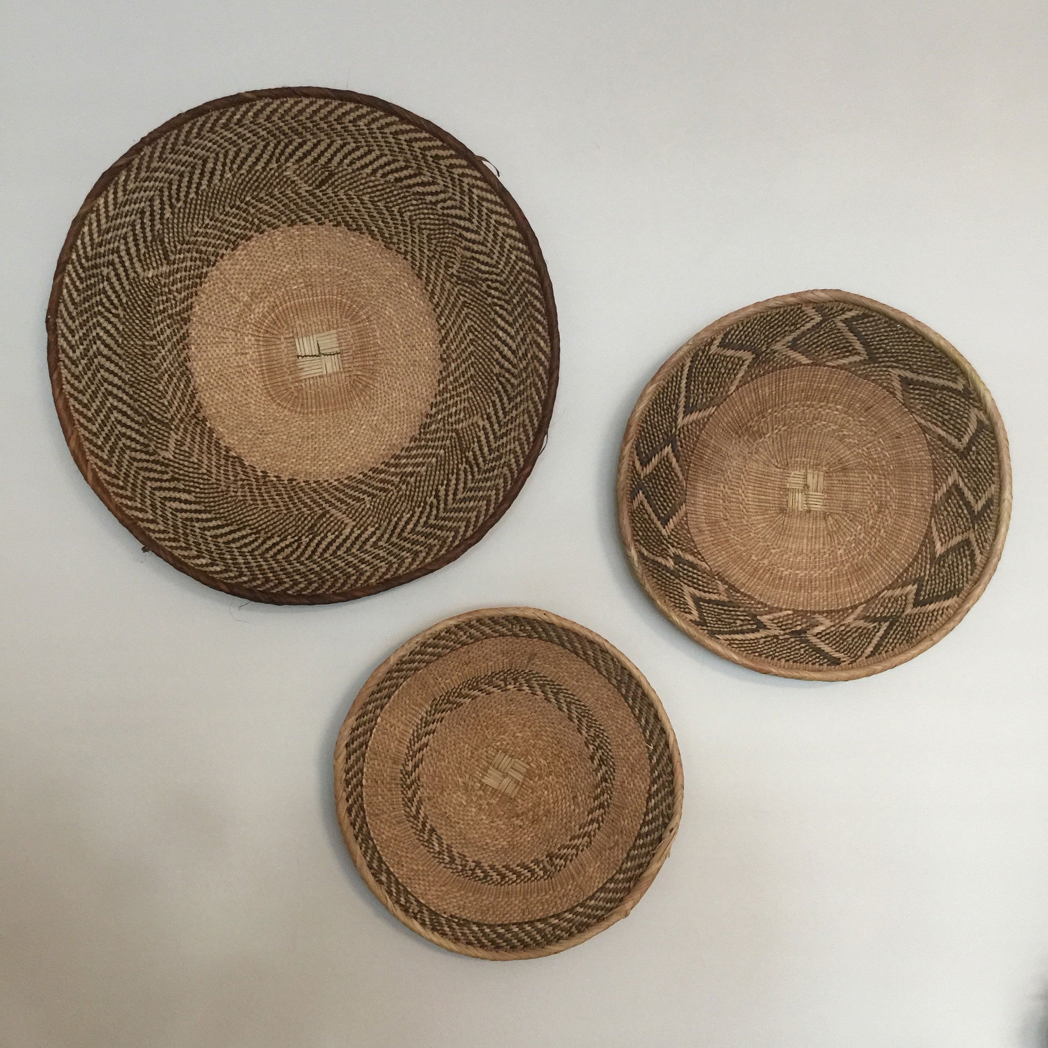LARGE Vintage Handmade Ethnic African Basket / Natural Wall Art #12 ...
