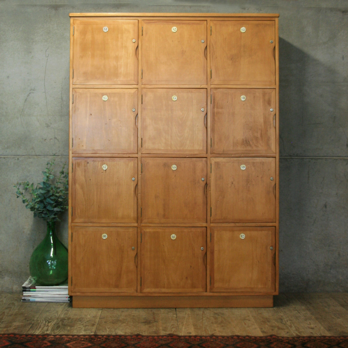 Vintage School Gym Wooden Lockers - 2606g – Mustard Vintage