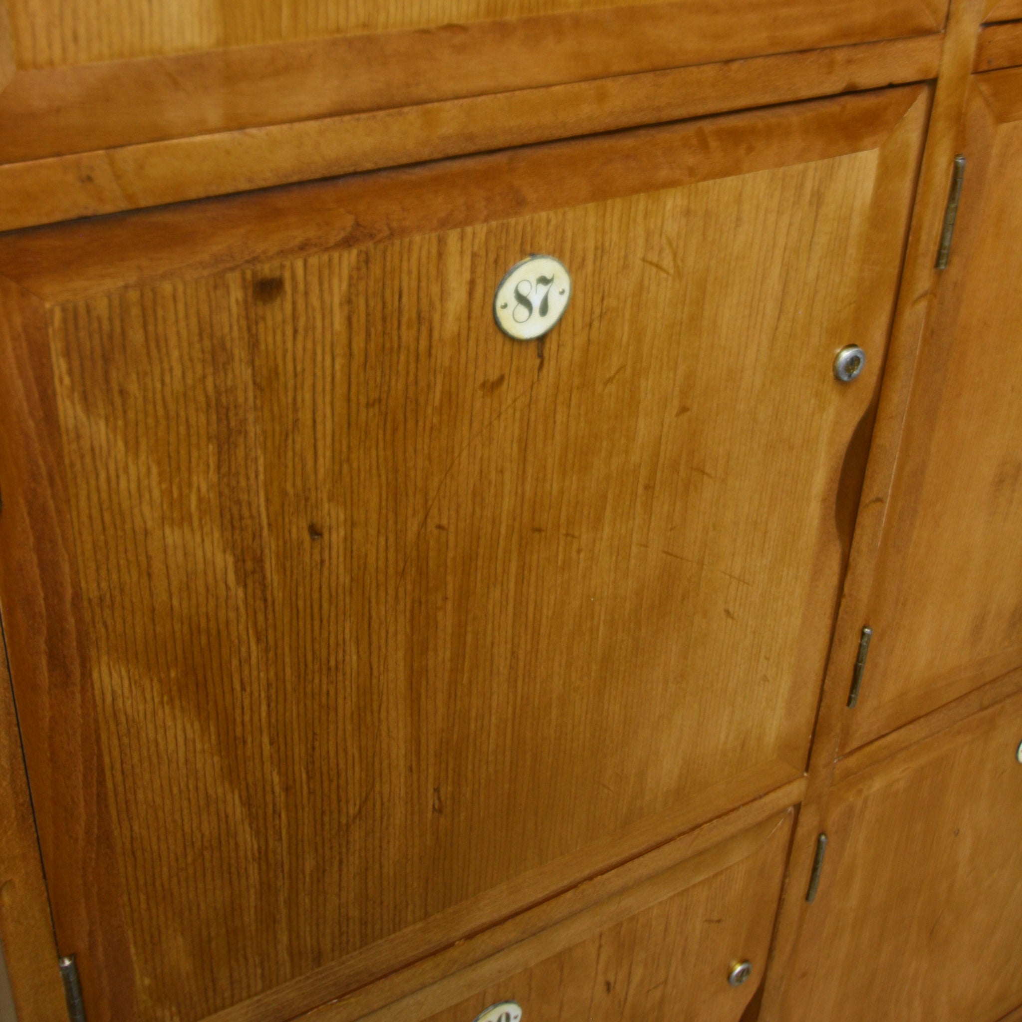 Vintage School Gym Wooden Lockers - 2606g – Mustard Vintage