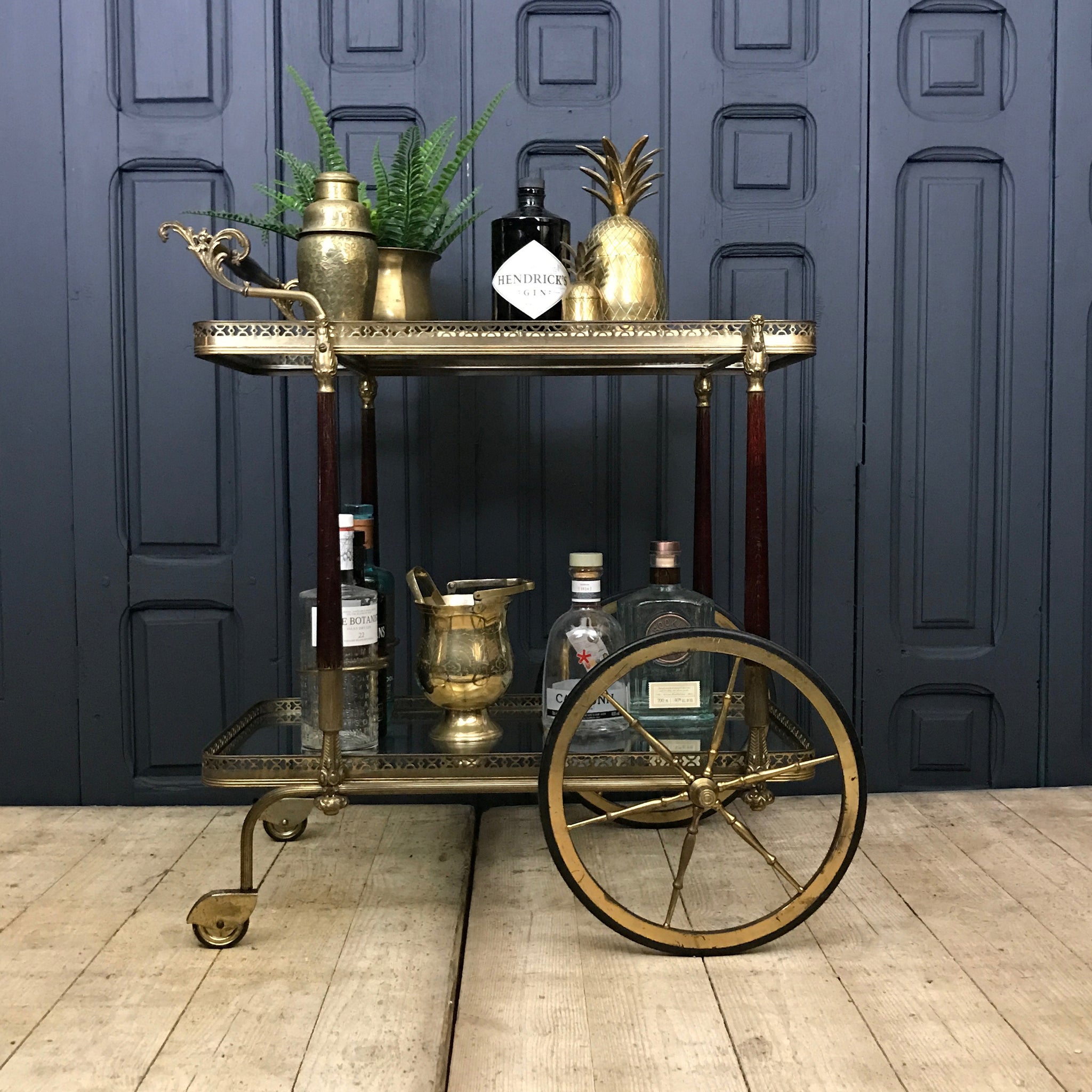 old drinks trolley