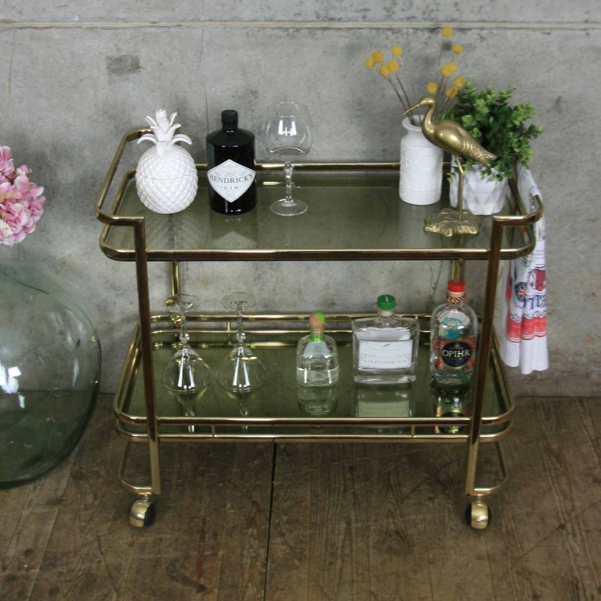 old drinks trolley