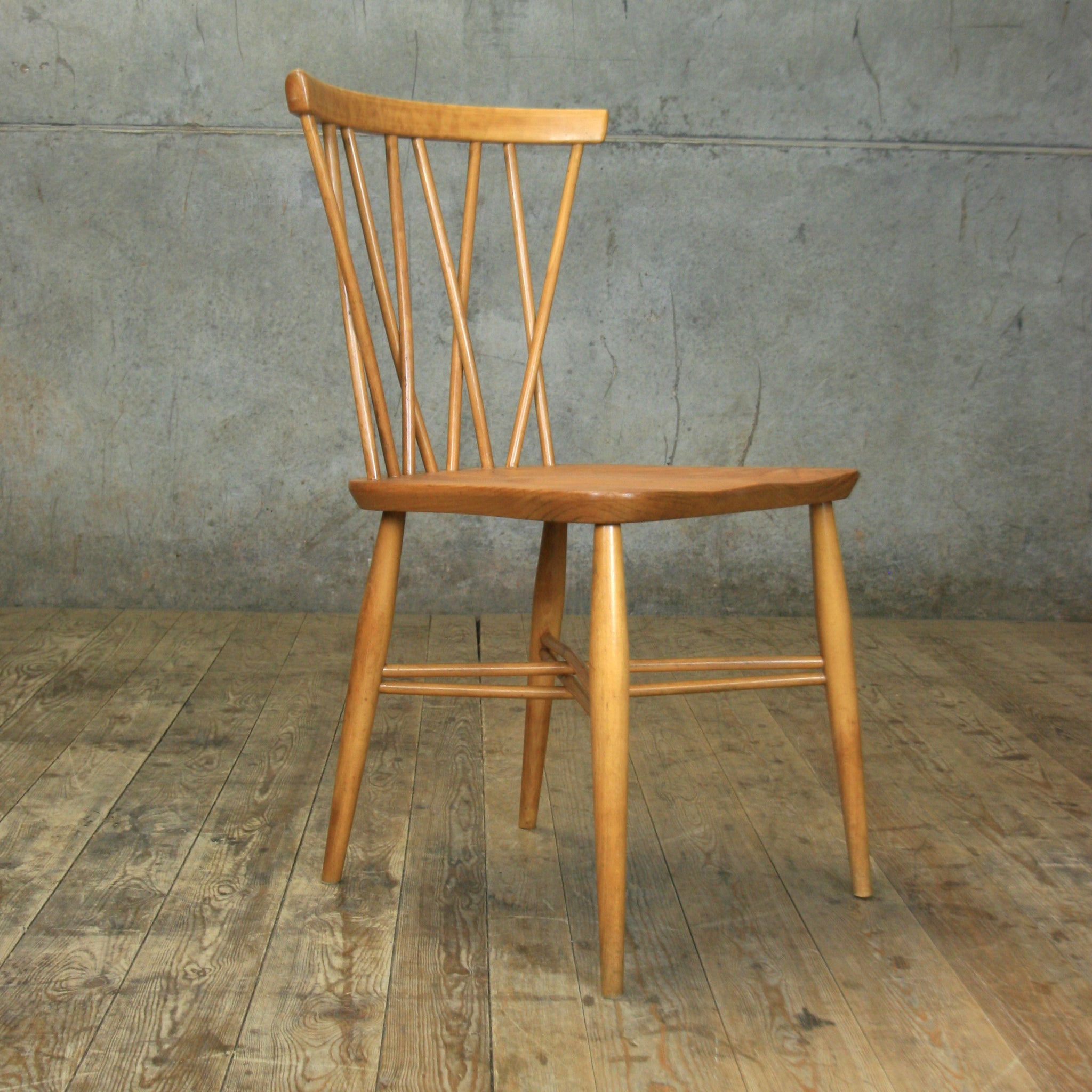 X1 Rare Mid Century Ercol Candlestick Chiltern Chair #0914 – Mustard ...