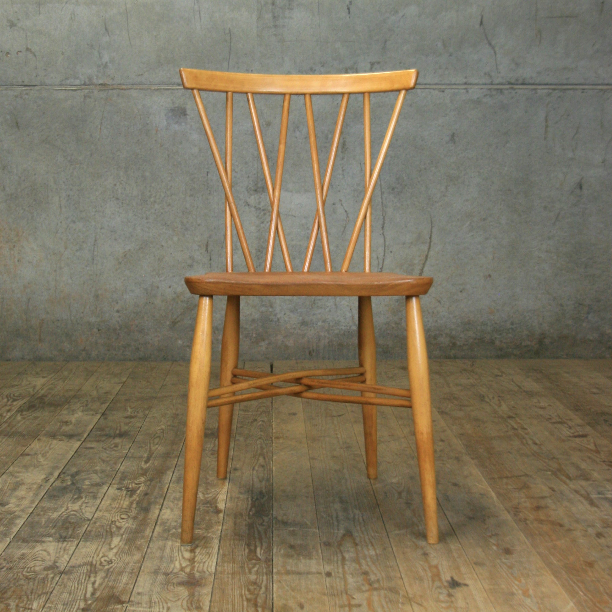 X1 Rare Mid Century Ercol Candlestick Chiltern Chair #0914 – Mustard ...