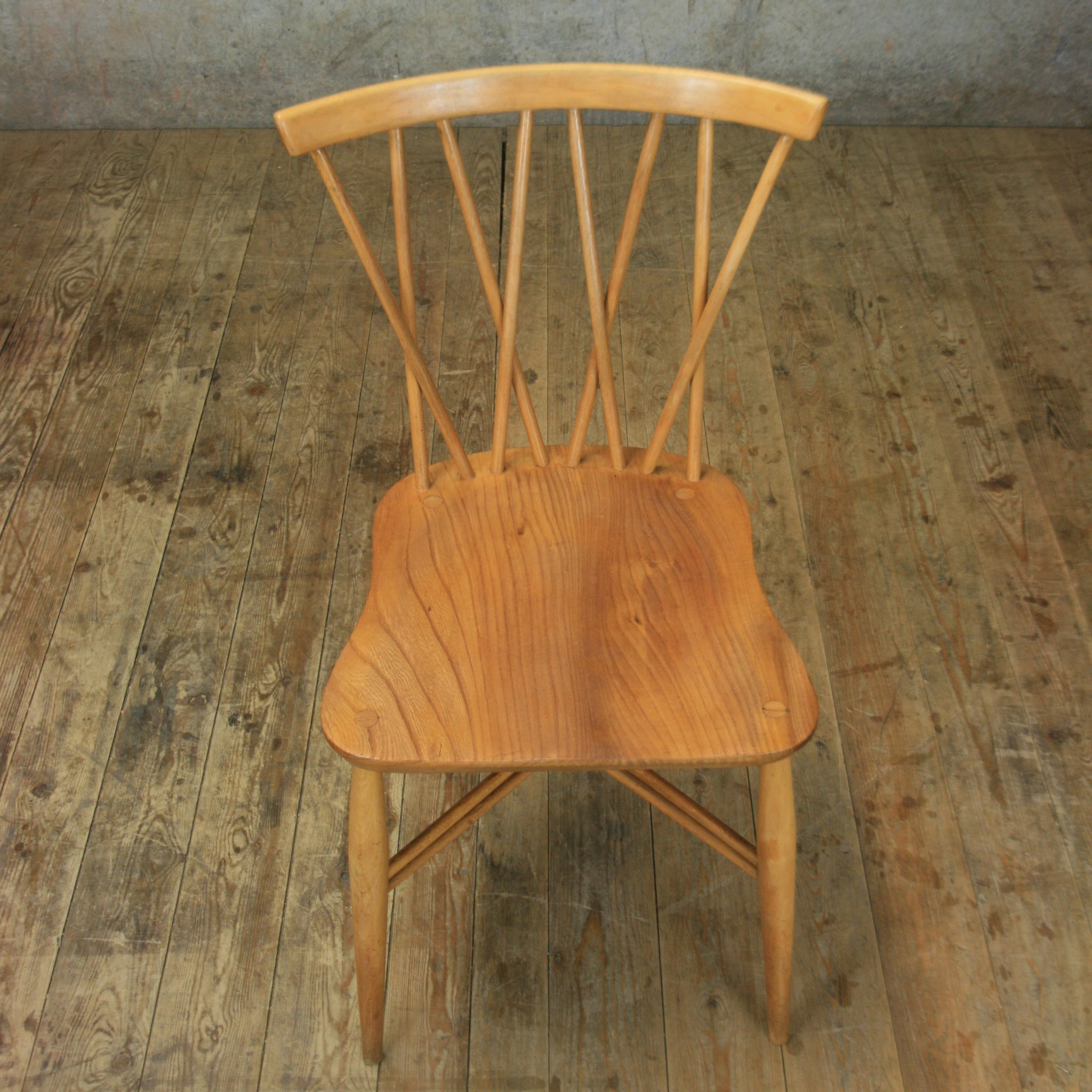 X1 Rare Mid Century Ercol Candlestick Chiltern Chair #0913 – Mustard ...