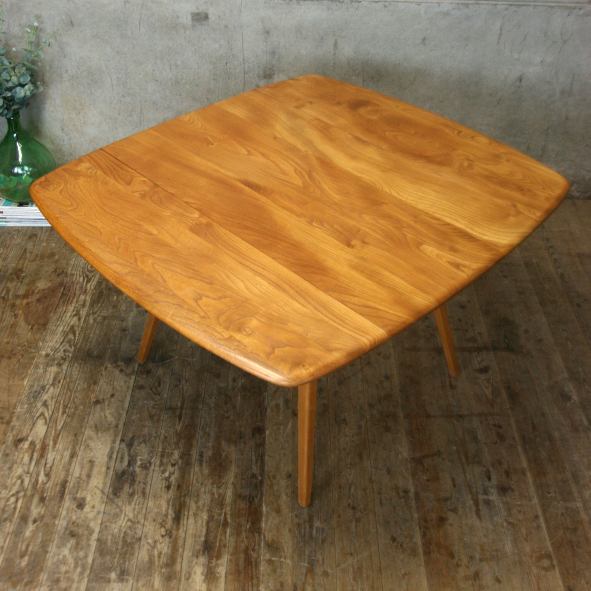 Mid Century Ercol 'Model 492' Drop Leaf Square Dining Table - 0209m ...