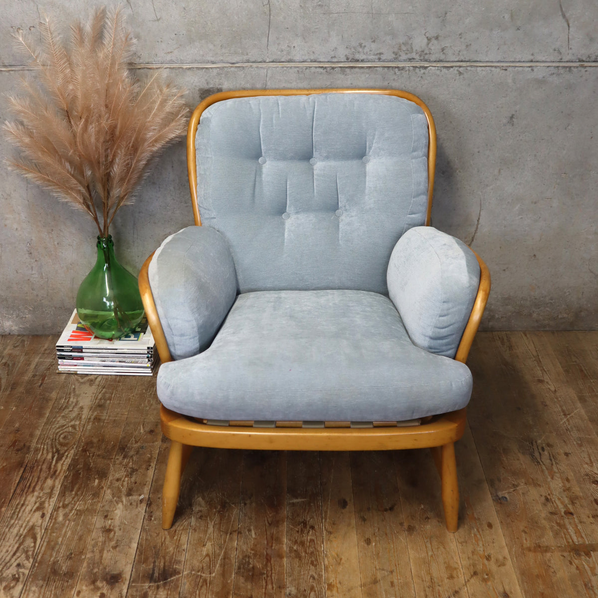 Vintage Ercol Jubilee Armchair - 2701g – Mustard Vintage
