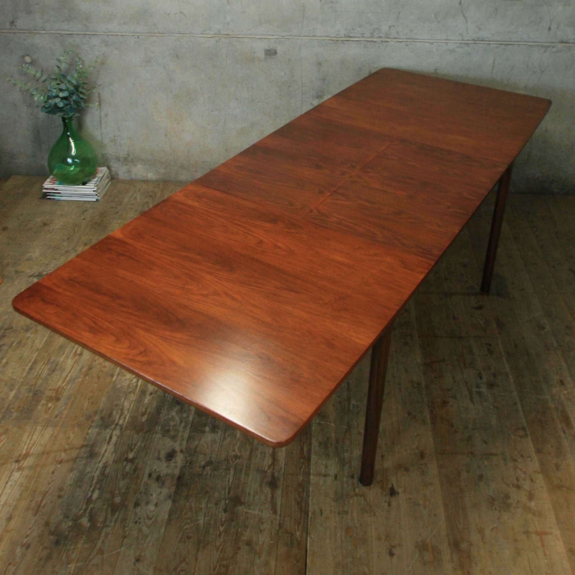 McIntosh Mid Century Rosewood Double Extending Dining Table - 1709m ...