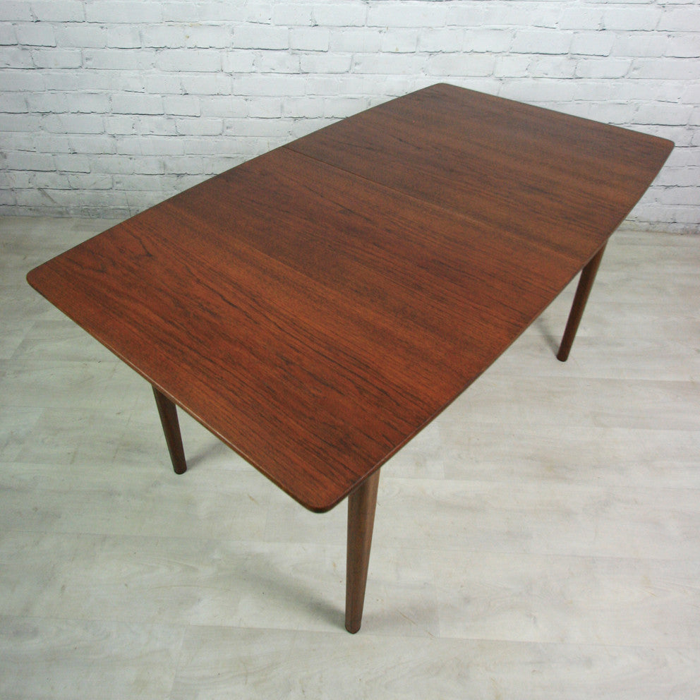 Vintage 1960s McIntosh Teak Extending Dining Table – Mustard Vintage