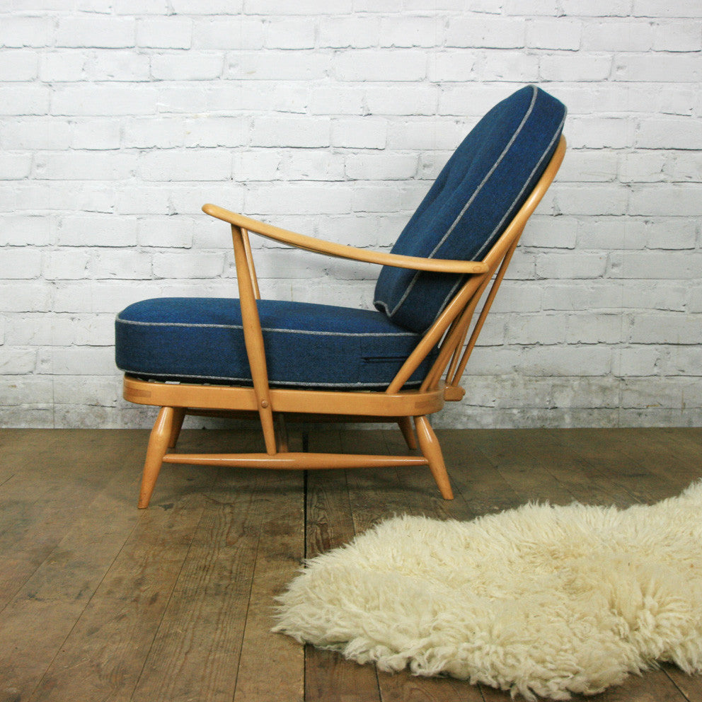 Mid Century Ercol Vintage Windsor Armchair – Mustard Vintage