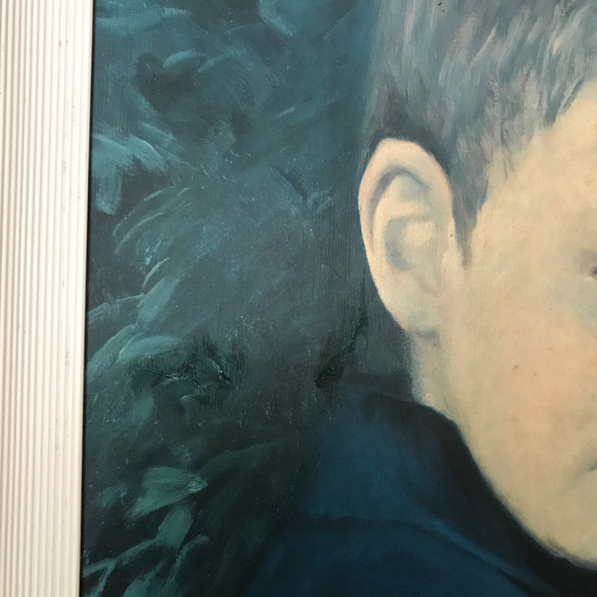 Mid Century 'Crying Boy' Framed Print – Mustard Vintage