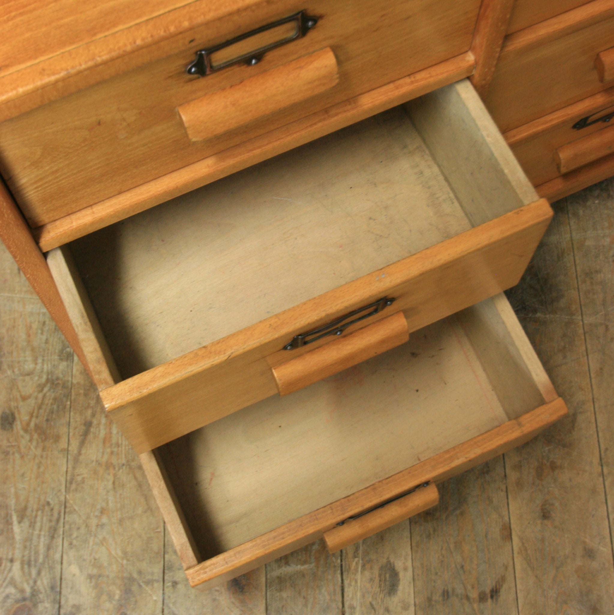 Vintage Rustic School Chest of Drawers – 1206c – Mustard Vintage