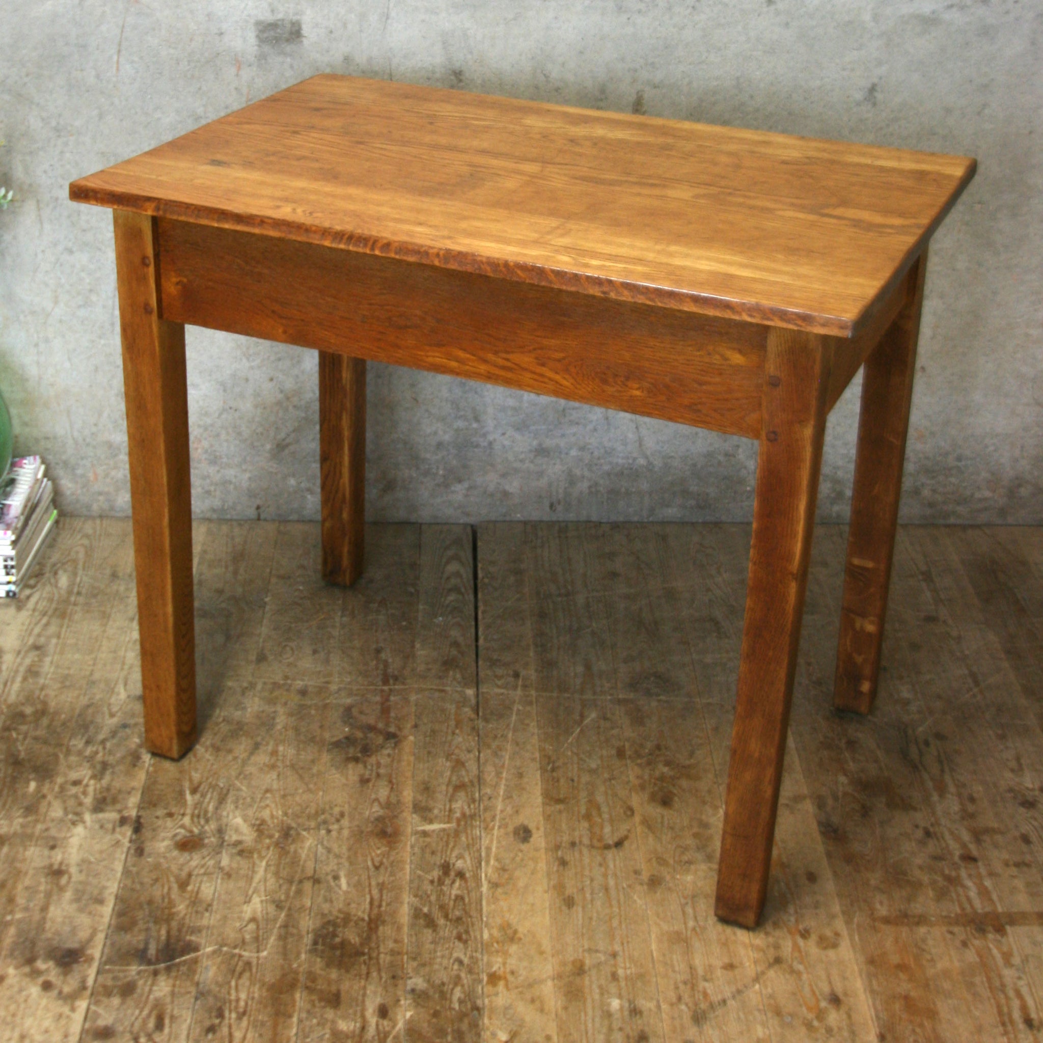 Vintage Rustic Oak Desk - 1712c – Mustard Vintage