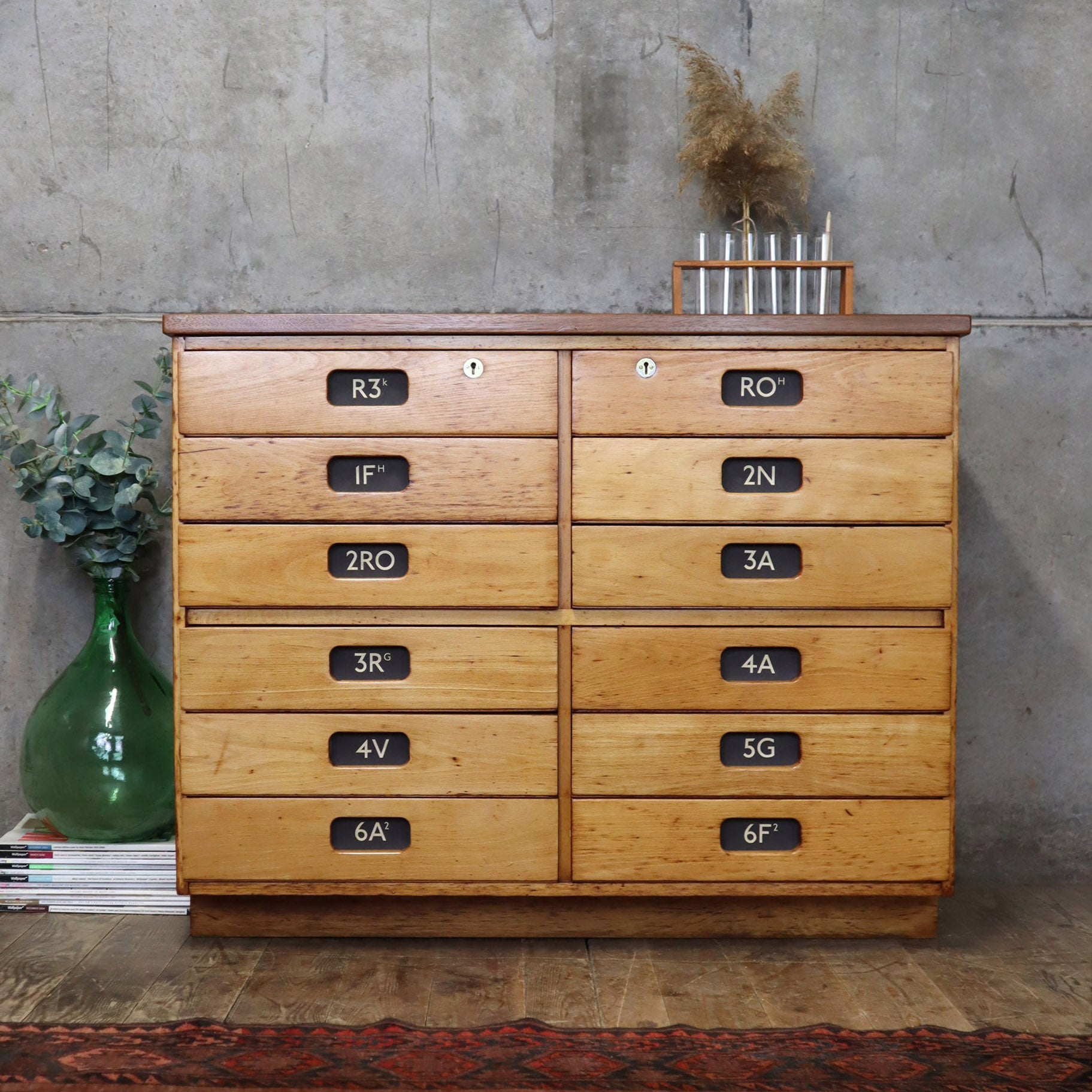 Mid Century Reclaimed Vintage School Drawers - 1401i – Mustard Vintage