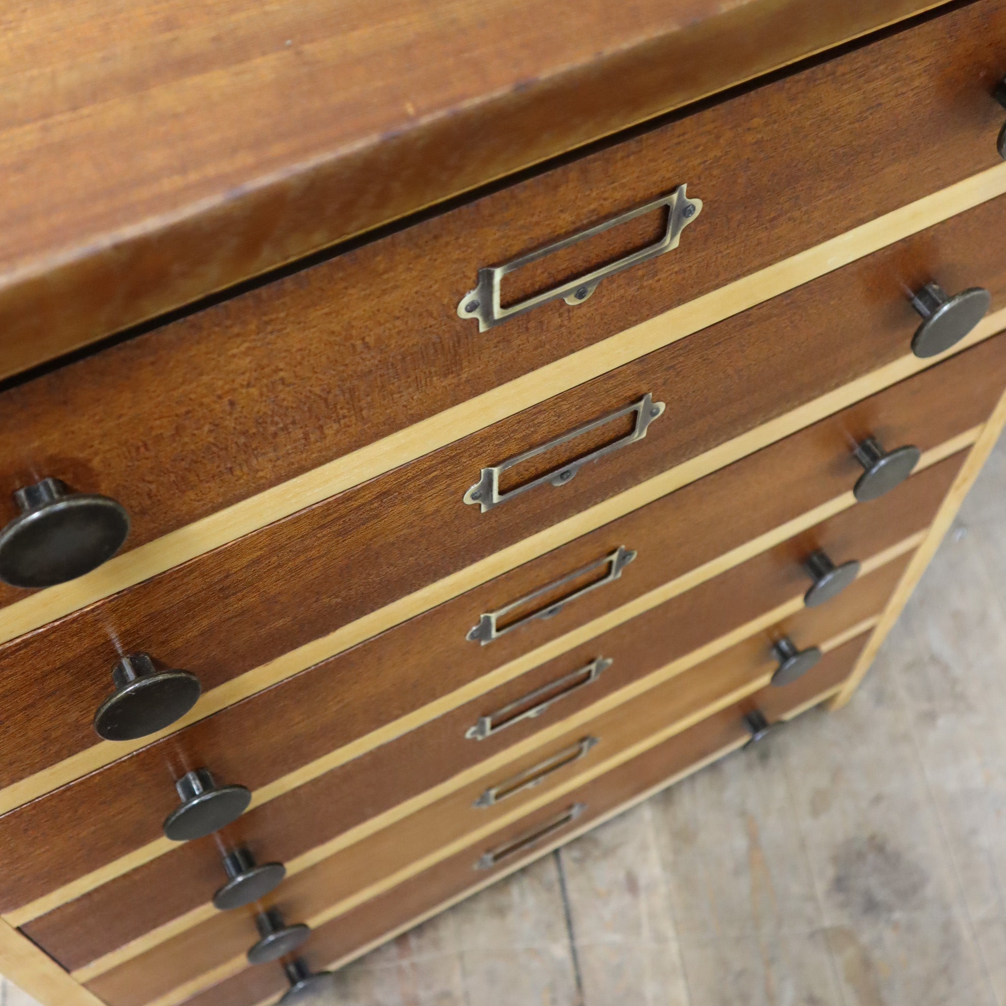 Vintage School Laboratory Drawers - 2105b – Mustard Vintage