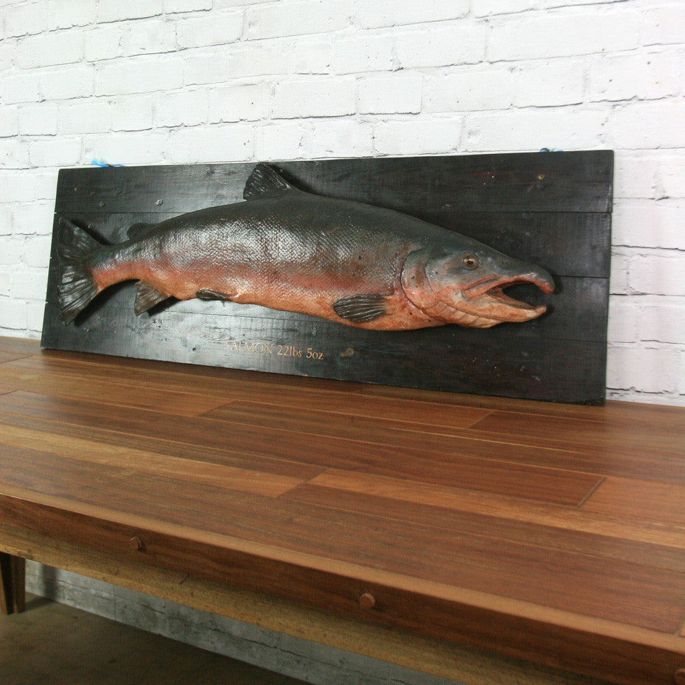 Vintage Plaster Cast Salmon for an Angling fan, Restaurant or Retail D ...