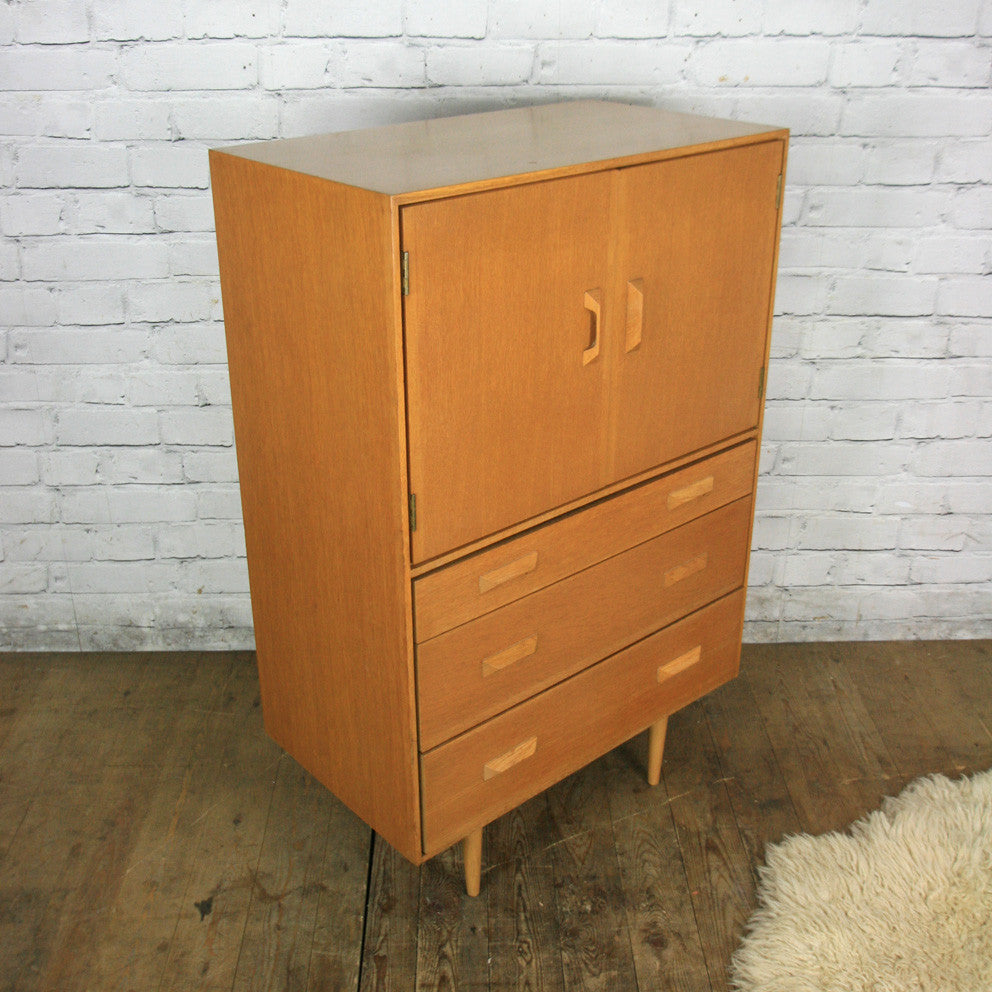 Mid Century Stag 'Concord' Oak Cabinet – Mustard Vintage