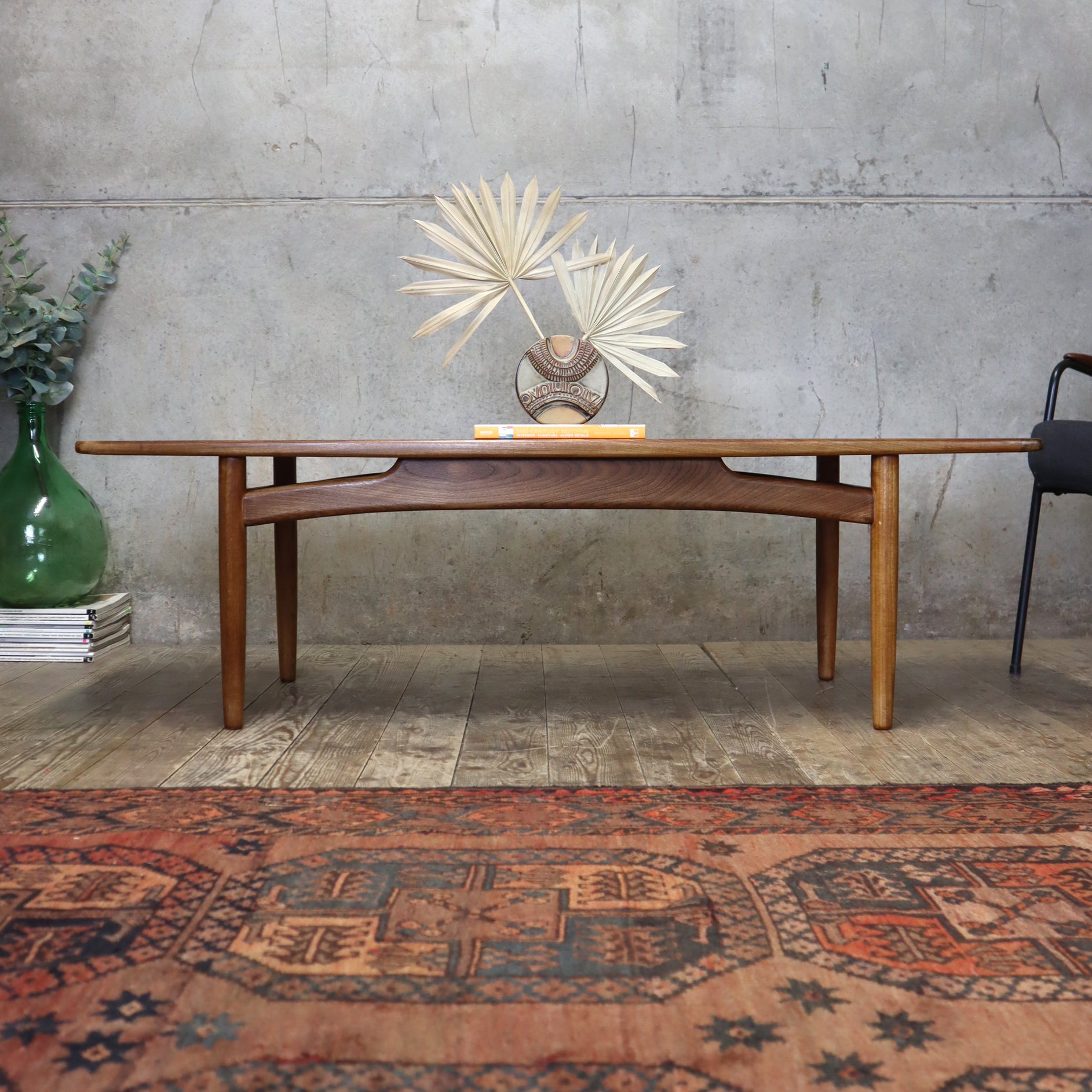 Mid Century G-Plan Teak Coffee Table- 2406d – Mustard Vintage