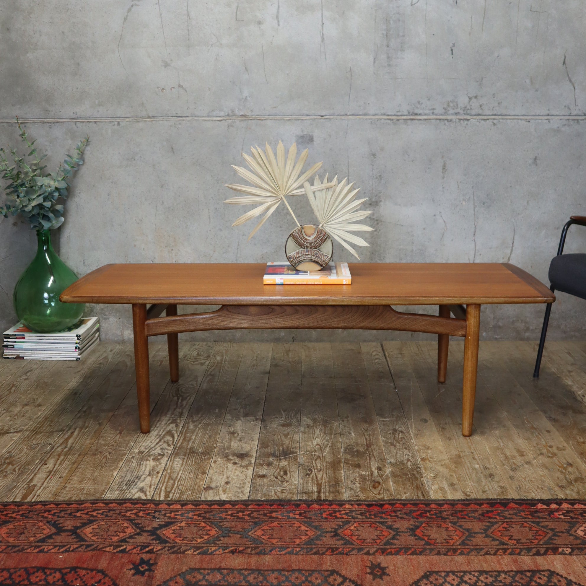 Mid Century G-Plan Teak Coffee Table- 2406d – Mustard Vintage