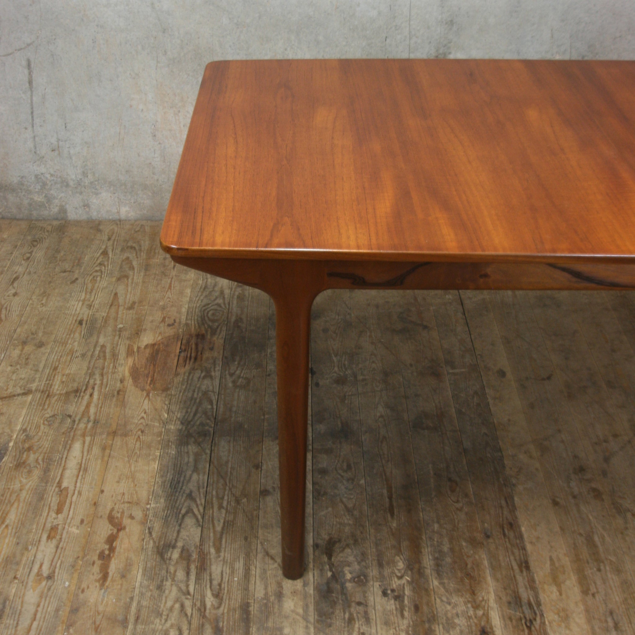 Mid Century McIntosh Teak Extending Dining Table – Mustard Vintage