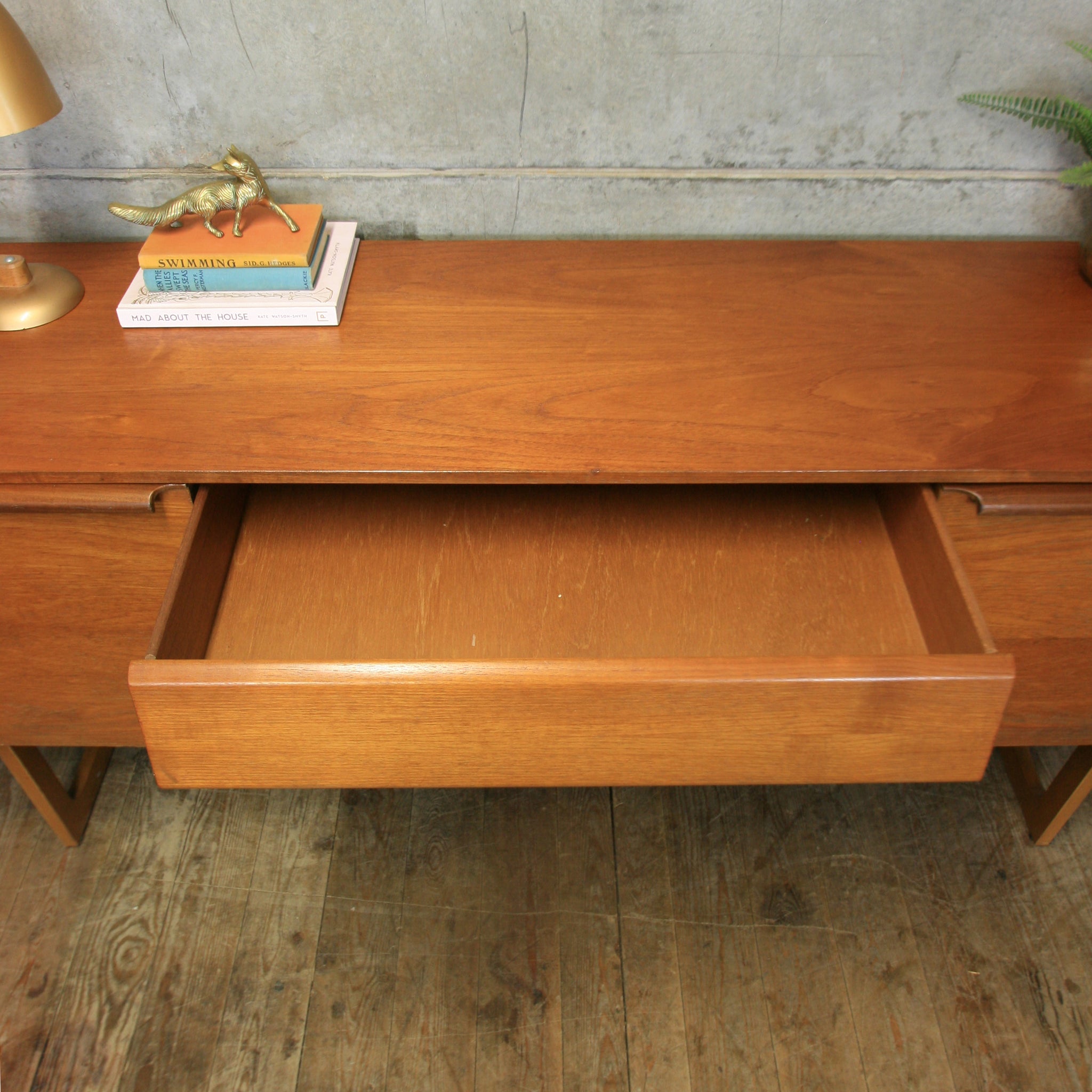 Mid Century Teak Sideboard #0927a – Mustard Vintage