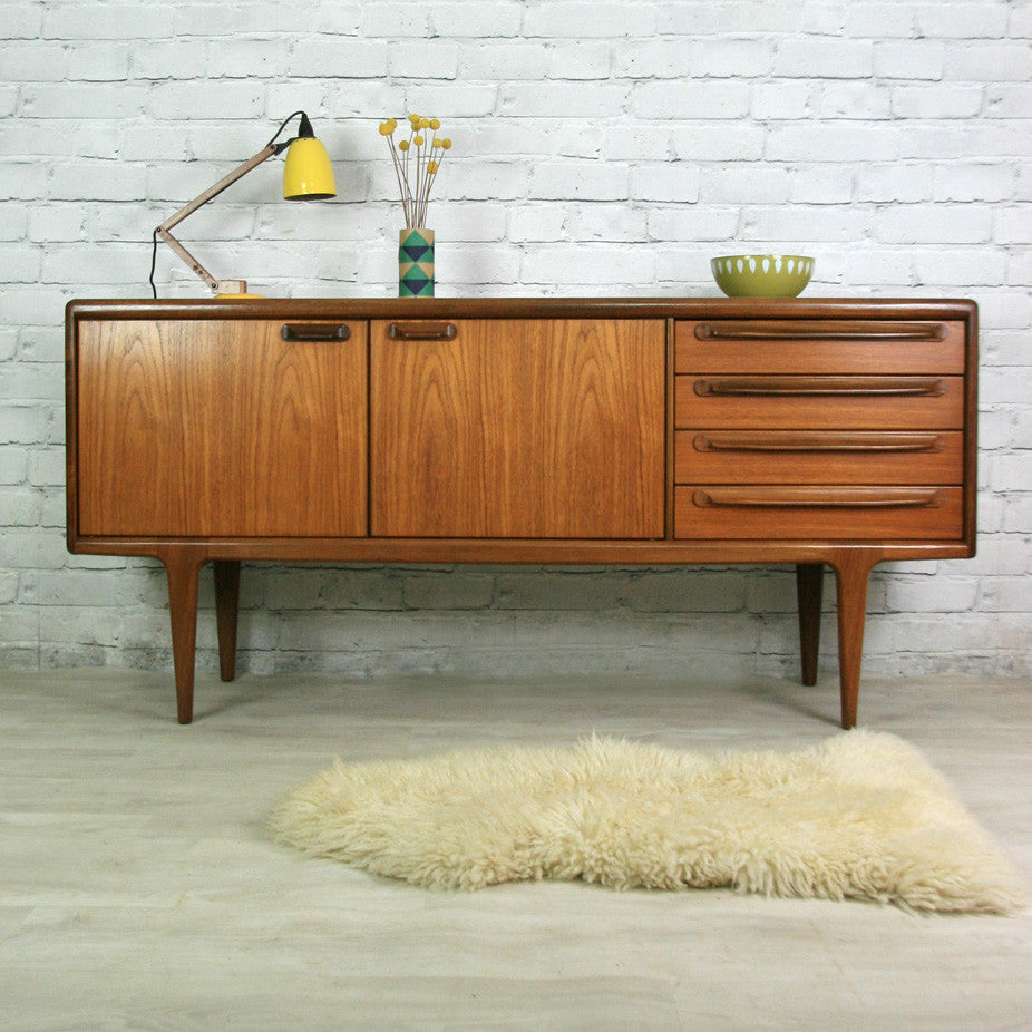 Vintage 1960s Younger Teak Sideboard – Mustard Vintage